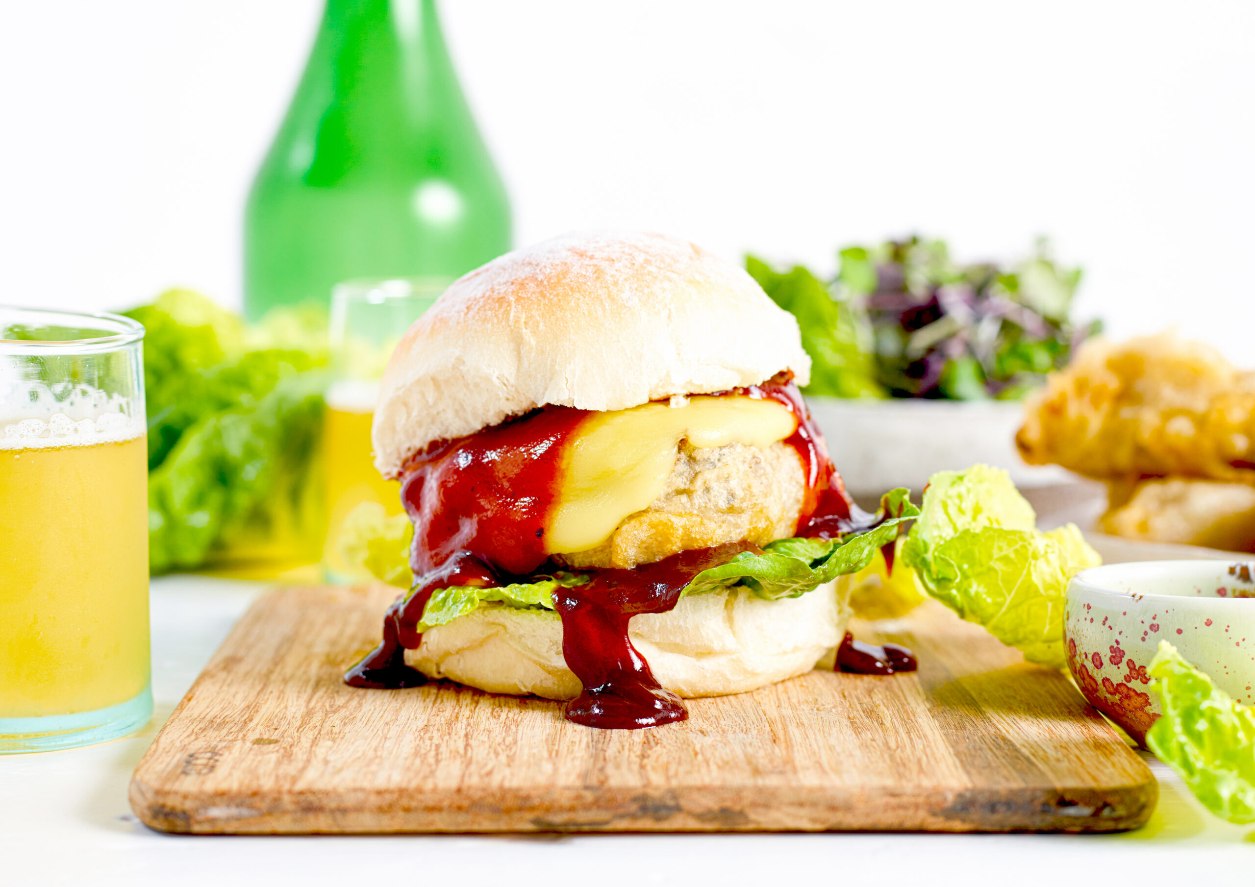 Twice-cooked Nature's Fresh flat iron baps - Nature's Fresh